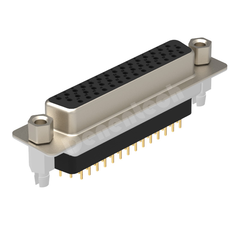 Denentech Factory direct sales HDE 44P female straight DIP d-sub 44 pin ...