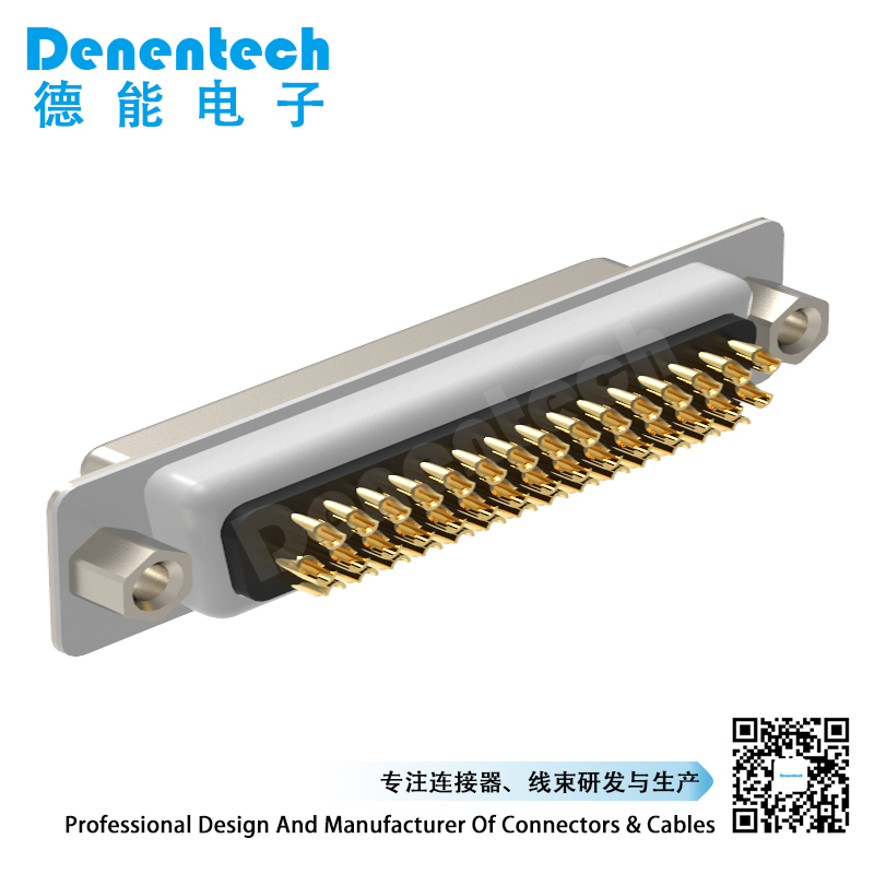 Denentech high density HDB 44P female Triple row d-sub 44 pin connector ...