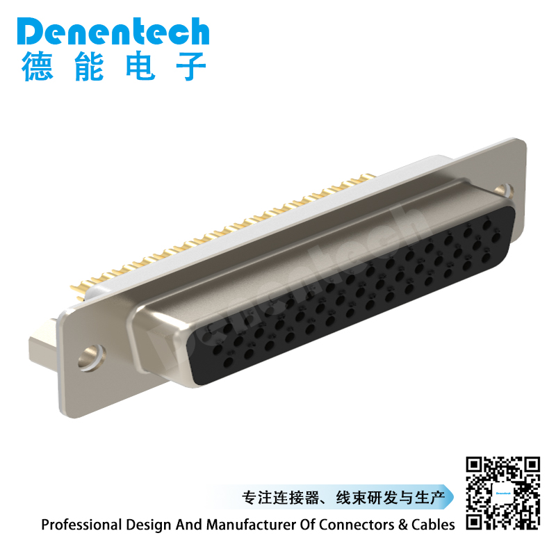 Denentech high density HDB 44P female Triple row d-sub 44 pin connector ...