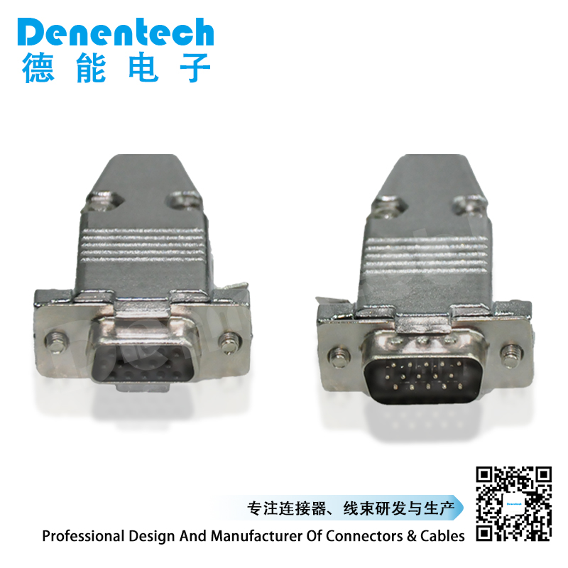 D-SUB Triple Row DB15 Male To DB15 Female Cable - Denentech Electronic ...