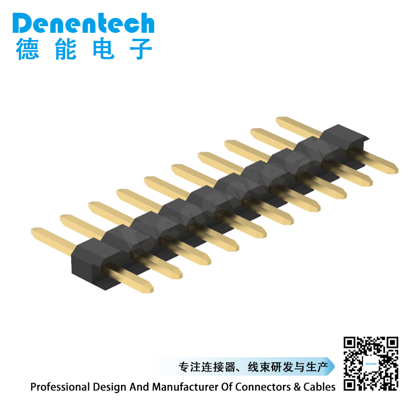 Denentech 2.00 pin header single row straight pin header 2mm male ...