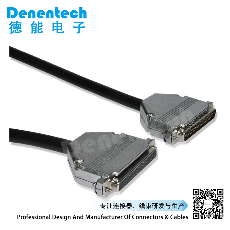 D-SUB Triple Row DB62 Male To DB62 Female Cable - Denentech Electronic ...