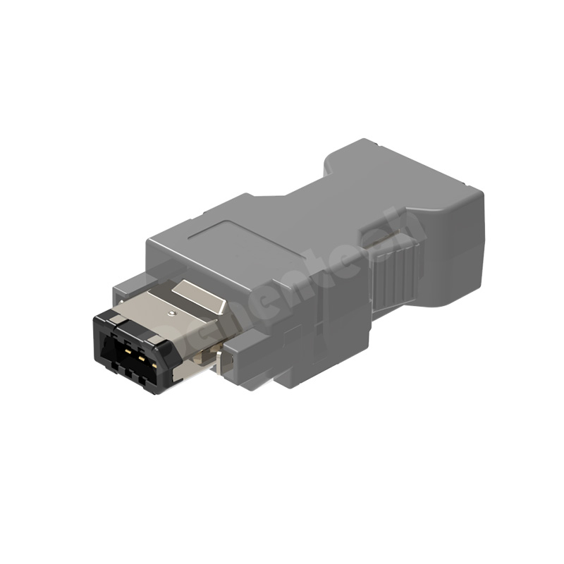 Denentech factory sales servo connector 6P male servo drive plug-in ...