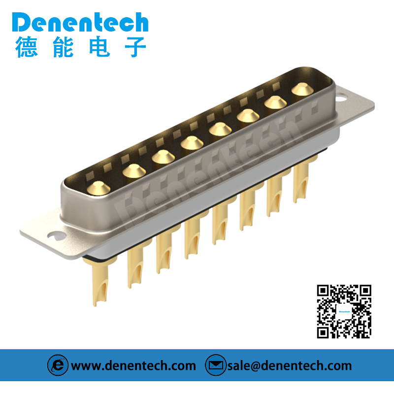 Denentech Gold plated 8W8 high power DB connector male waterproof power ...