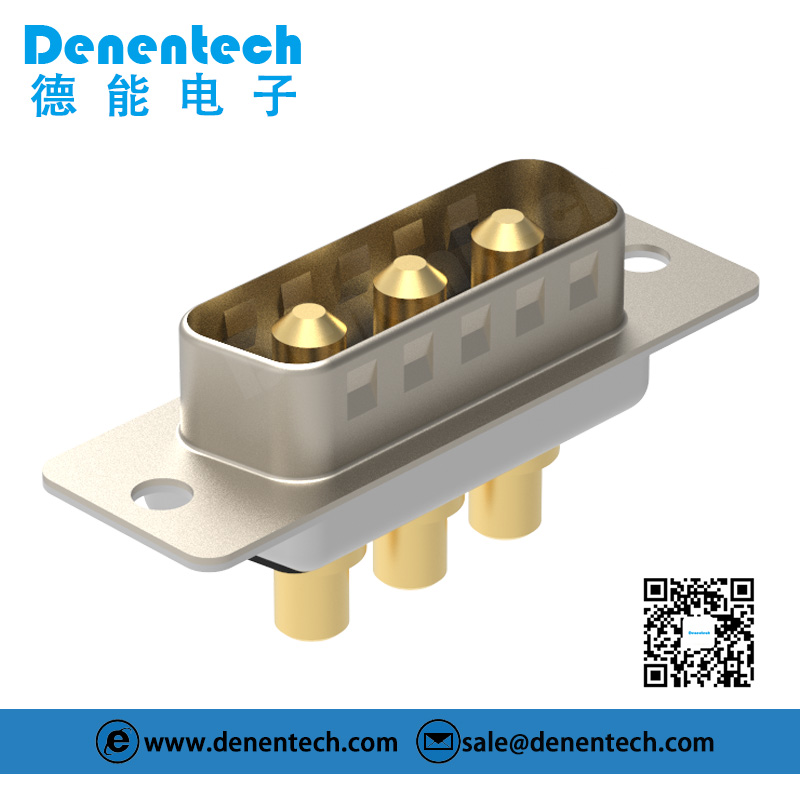 Denentech 3W3 high power DB connector male straight DIP power supply ...