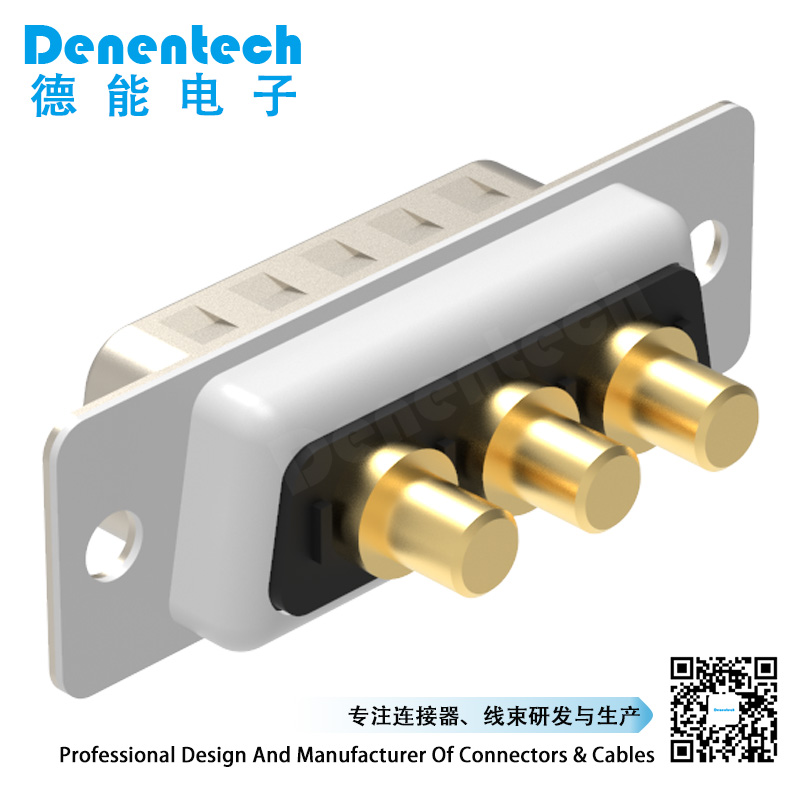 Denentech 3W3 high power DB connector male straight DIP power supply ...