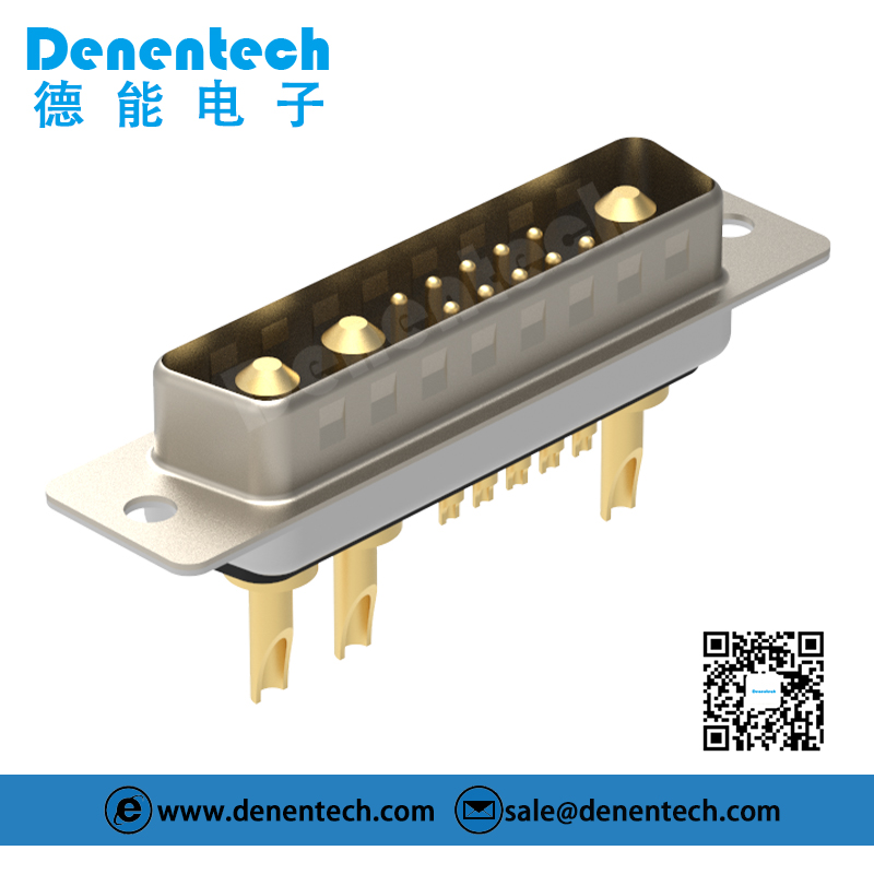 Denentech gold plating 13W3 high power DB connector male power supply ...