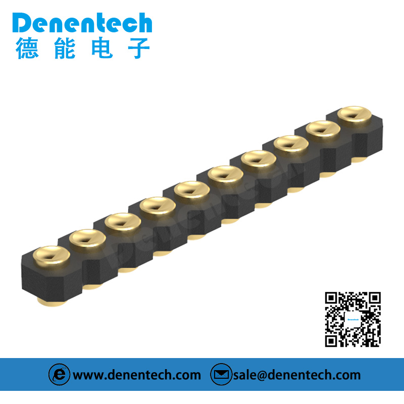 Denentech high power spring 2.00MM H1.27MM single row female straight ...