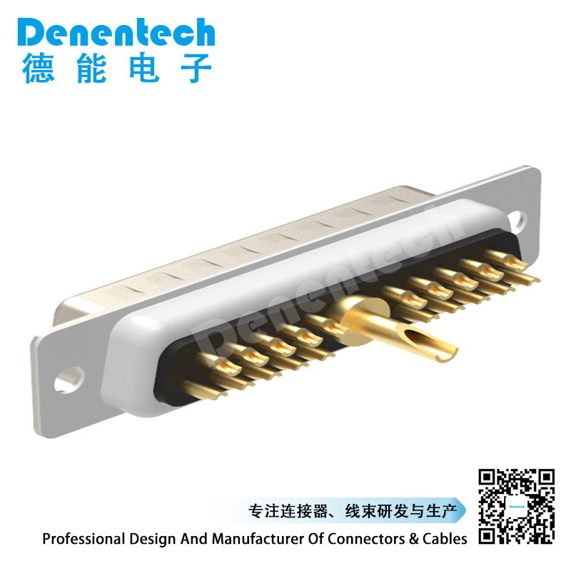 Denentech high quality 21W1 high power DB connector male1 pin power ...