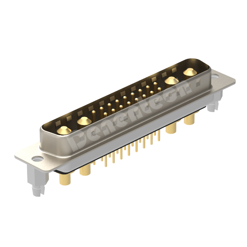 Denentech High quality 21W4 high power DB connector male straight DIP ...