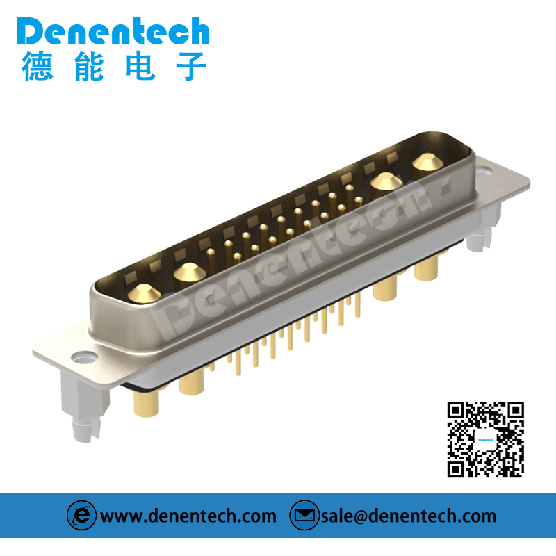 Denentech High quality 21W4 high power DB connector male straight DIP ...