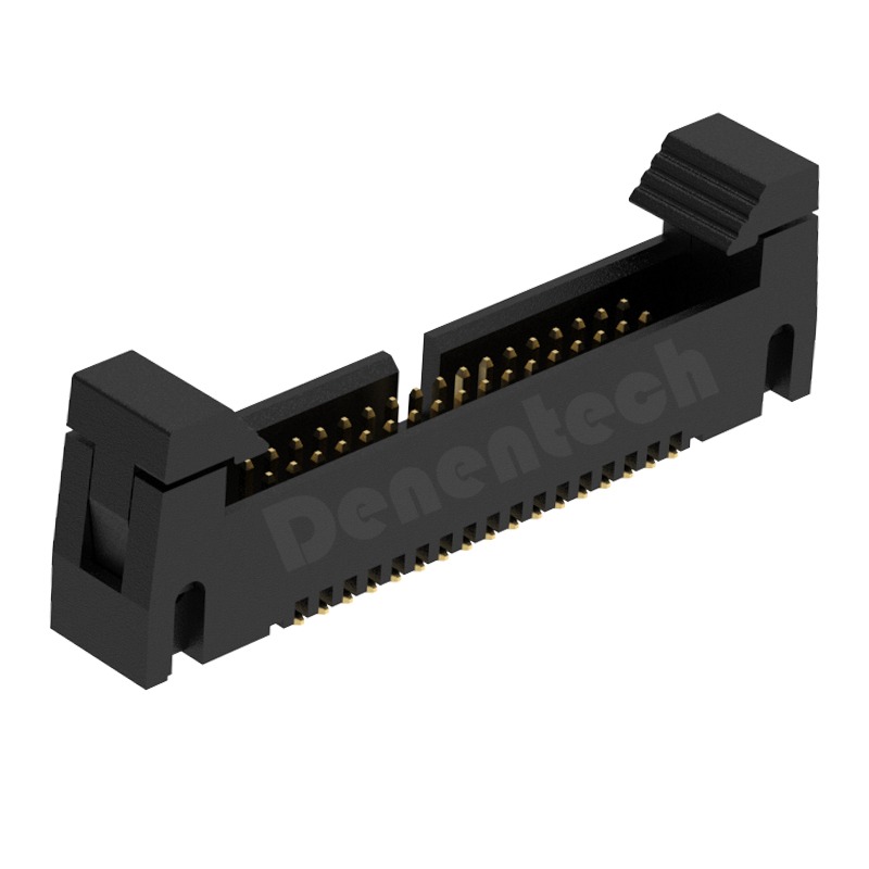 Denentech good quality factory directly 1.27MM ejector header H11.0MM straight SMT DC2ejector ...