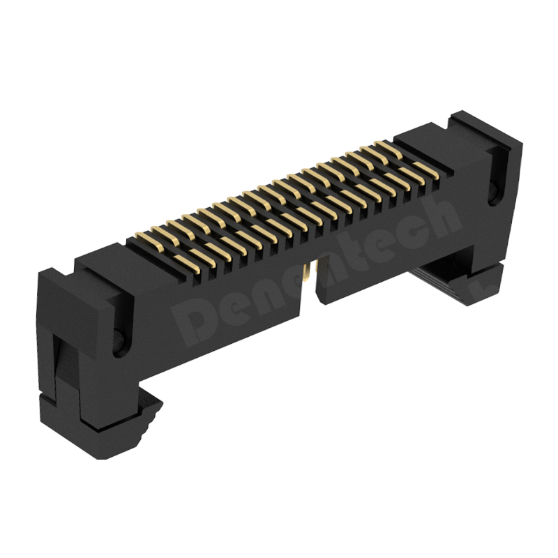 Denentech good quality factory directly 1.27MM ejector header H11.0MM straight SMT DC2ejector ...